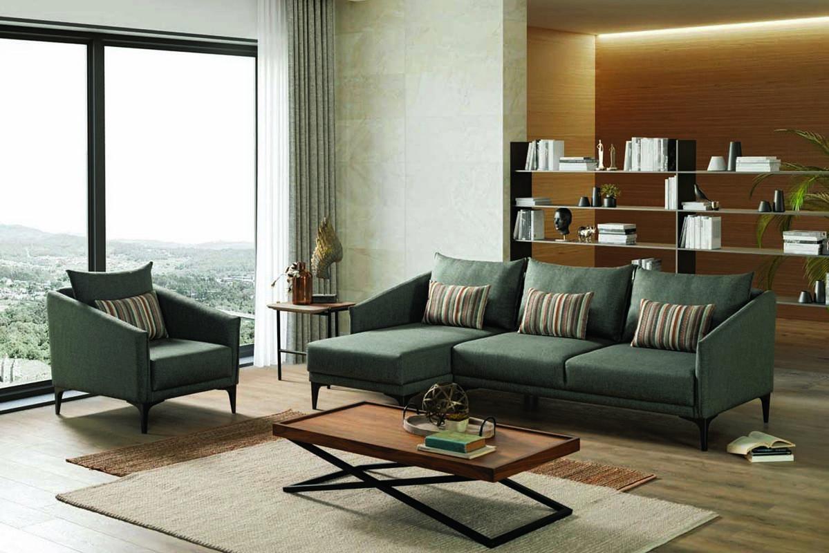 Martines Corner Sofa Set - Konfor Mobilya