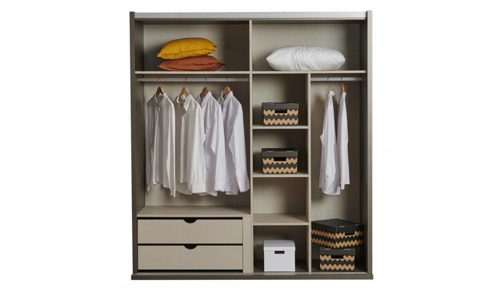 Flemens 190 cm Sliding Wardrobe - Konfor Mobilya